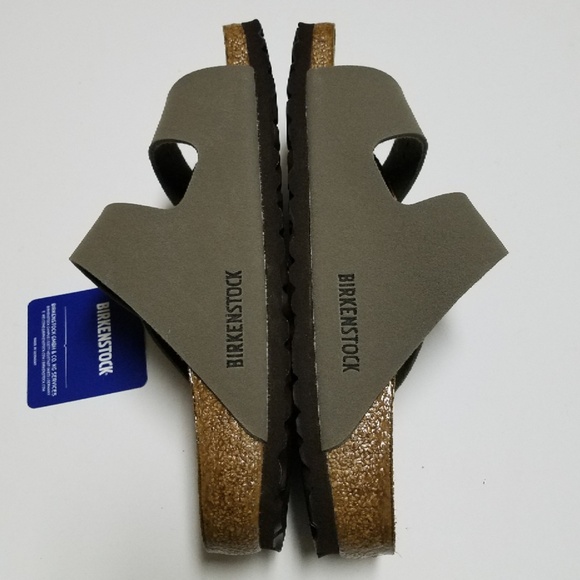 Birkenstock | Shoes | New Birkenstock Arizona Stone Gray Sandals 36 ...